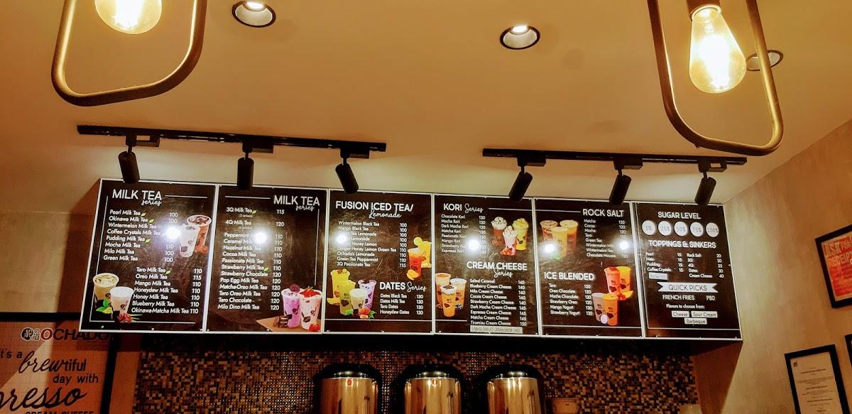 Menu at Ochado - Cambridge Cainta cafe, Cainta