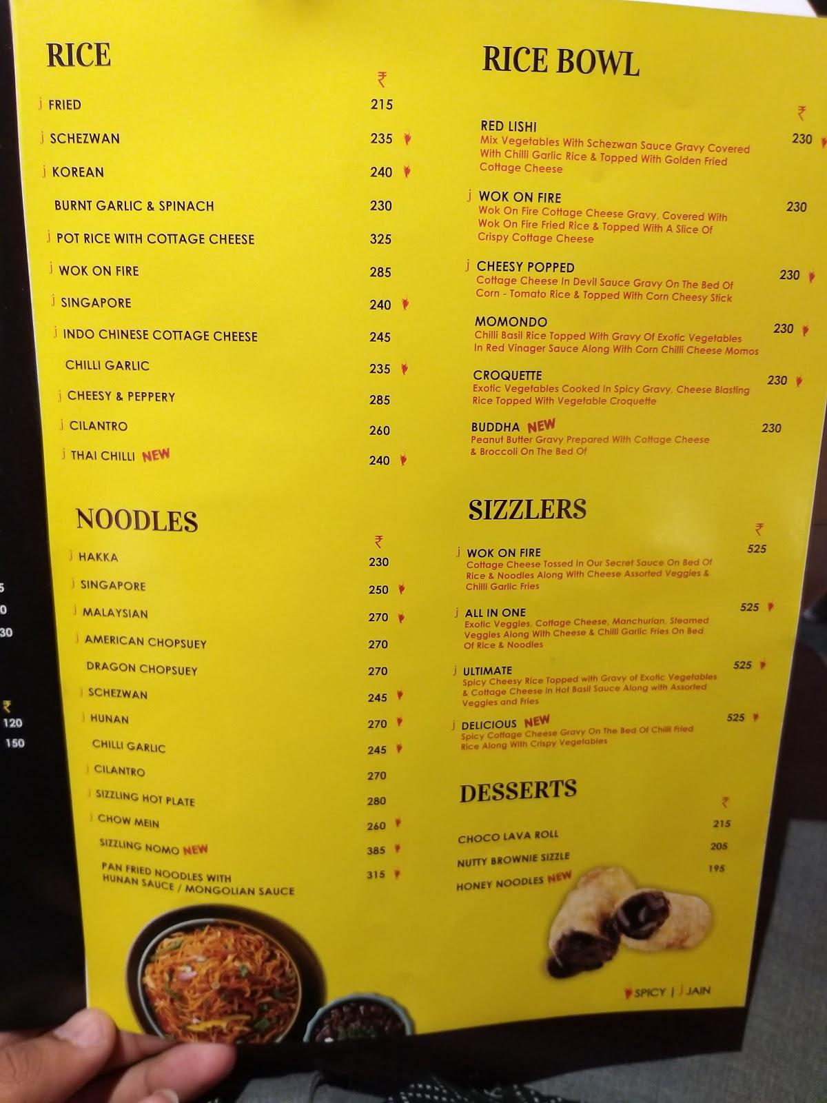 Menu at Wok On Fire, Surat, Shop No. G- 1/2