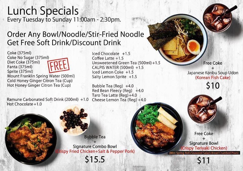 Menu at Tmood restaurant, Daw Park
