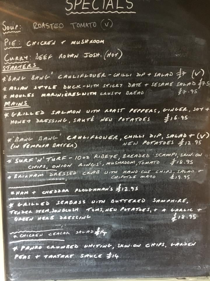 Menu at Thatched Tavern pub & bar, Honeybourne