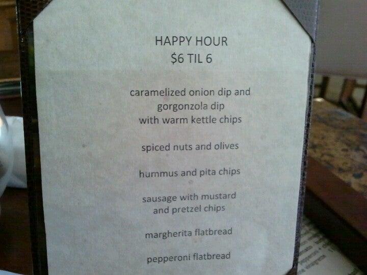 Menu at Bacchus Bar and Bistro, Irvine