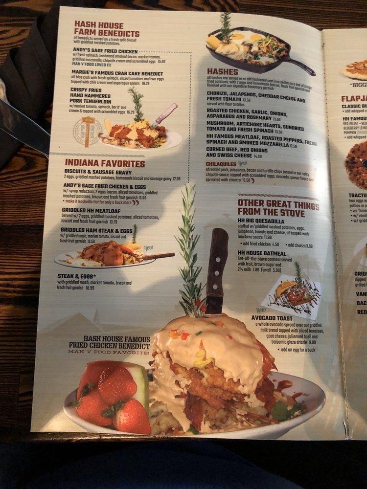 Menu at Hash House A Go Go St. George Utah pub & bar, St. George