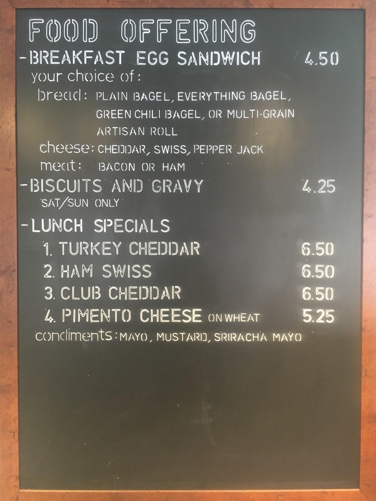Menu at The Red Roaster Coffee & Eatery cafe, Madison