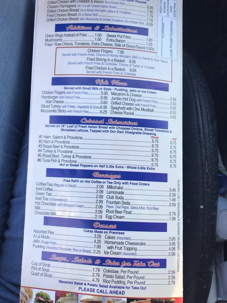 Menu at Old Bridge Diner Family Restaurant, Old Bridge Township