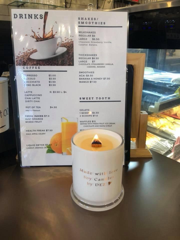 Menu at Liquid Art Café cafe, Kingsgrove