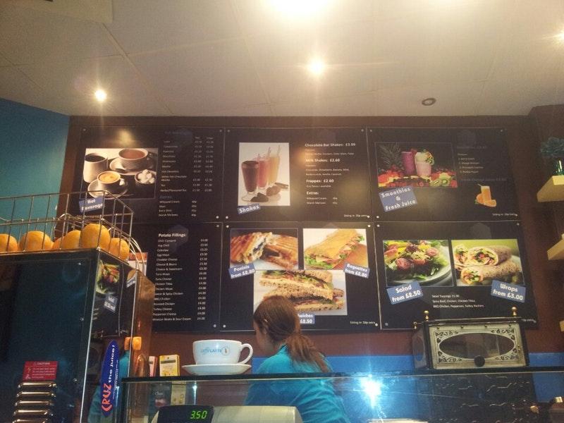 Menu at Aldwych Cafe, London, 47 Aldwych