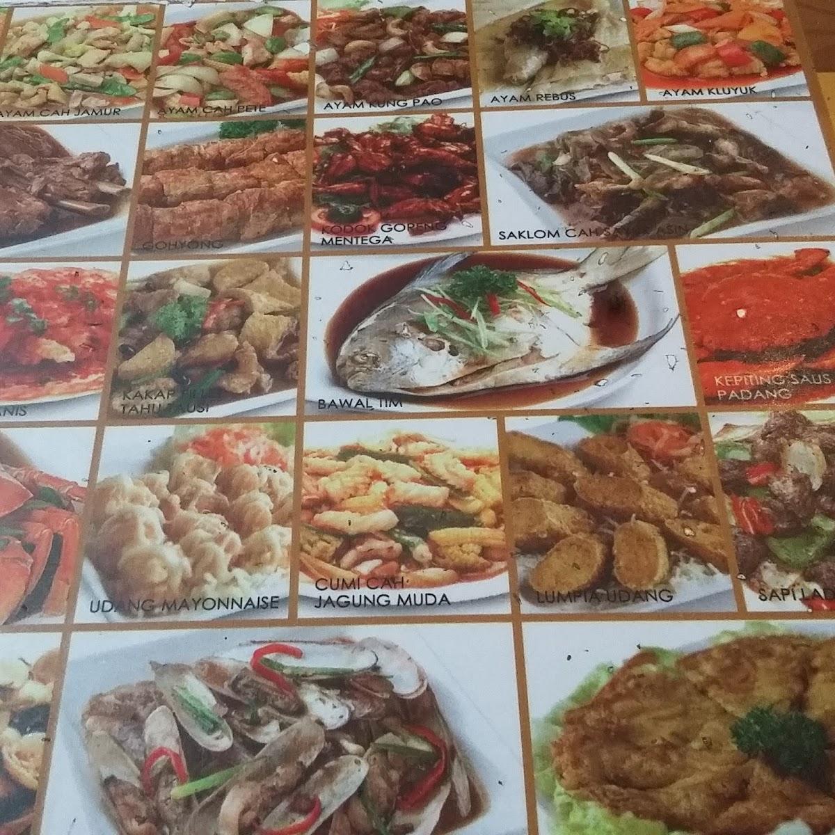 Menu at Mutiara restaurant, West Jakarta, Chandra Building