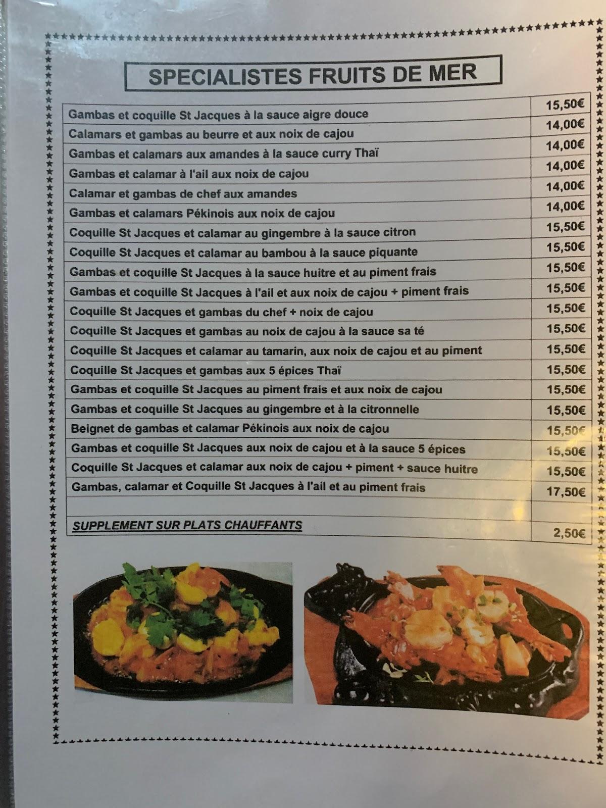 Menu at Le Saïgon - Restaurant Vietnamien & Chinois, Grenoble