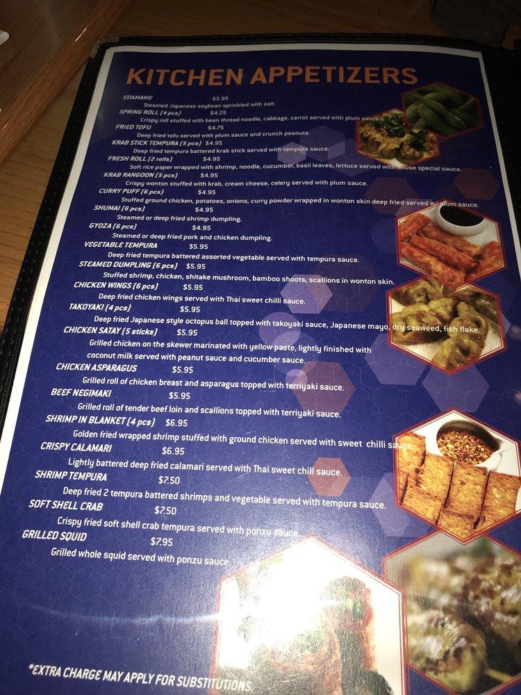 Menu at Best Thai & Sushi restaurant, Zephyrhills, FL-54