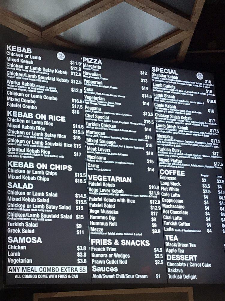Menu at Little Turkish Cafe - Birthday Party, Wood Fire Pizza in ...