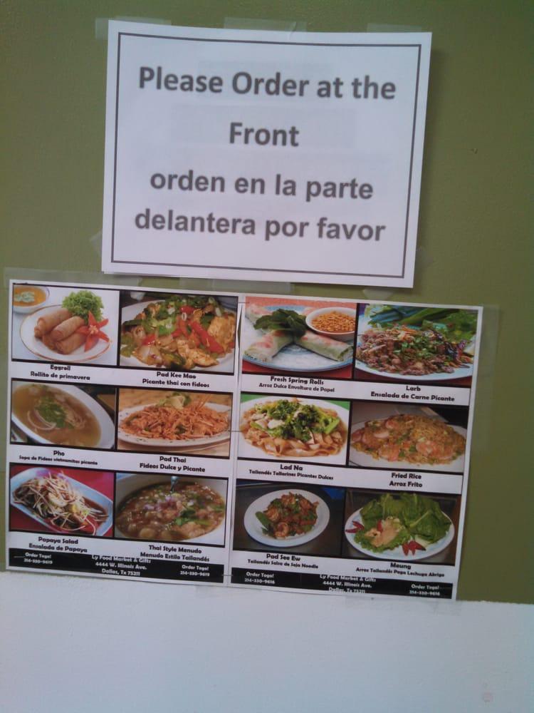 Menu at Ly Food Market & Gifts restaurant, Dallas