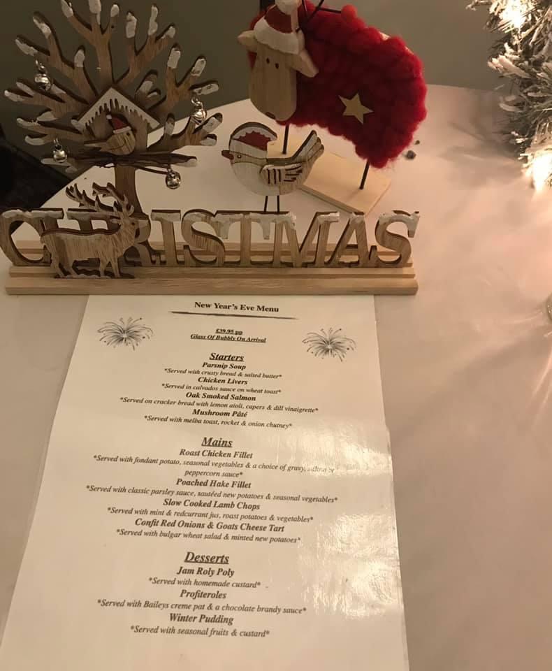 Menu at The Grapes Restaurant, Leyland