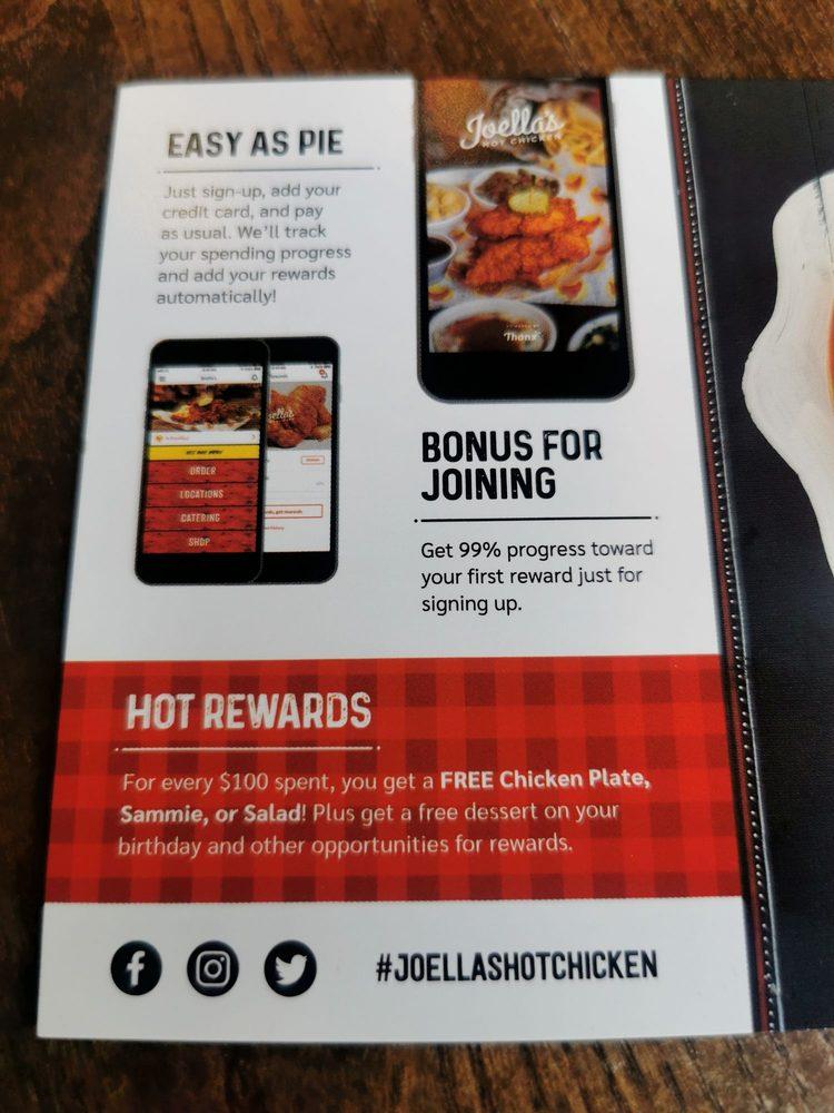 Menu at Joella's Hot Chicken - St Matthews restaurant, Louisville ...