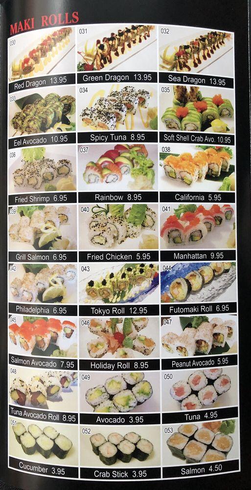 Menu at Tokyo Cuisine - Kokomo restaurant, Kokomo