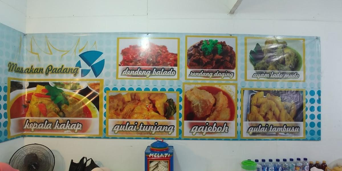 Menu at Nasi Kapau Hj. Erni restaurant, Central Jakarta