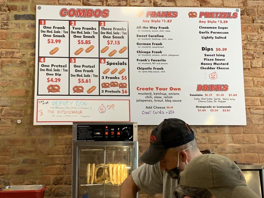 Menu at Not Just Franks restaurant, Concord, 72 Union St S