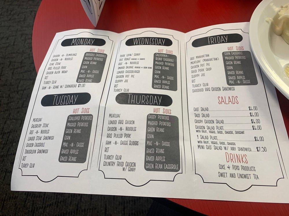 Menu at Temptations restaurant, New Castle, S Memorial Dr