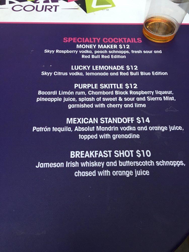 Menu at Carnaval Court pub & bar, Las Vegas
