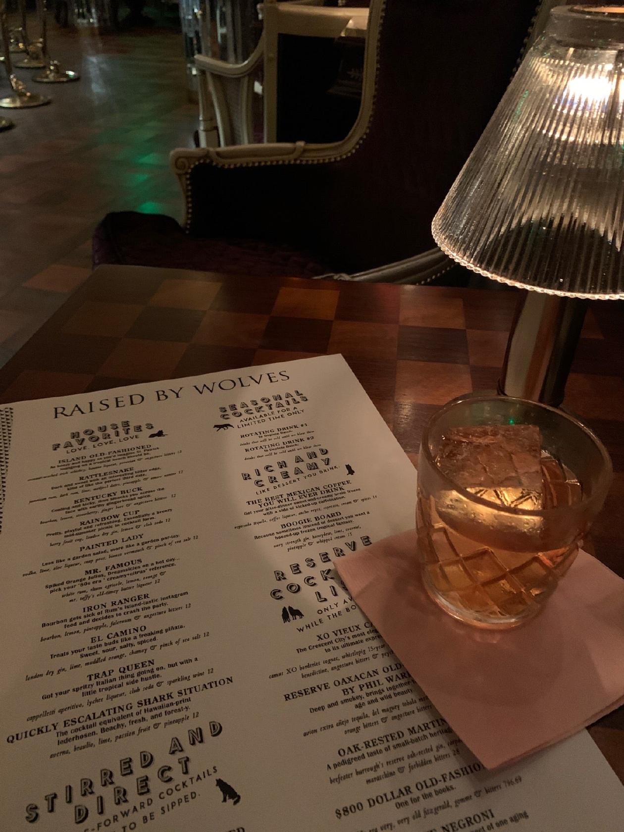 Menu at Raised by Wolves pub & bar, San Diego