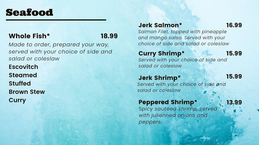 Menu at Toni's Fine Foods, Brantford