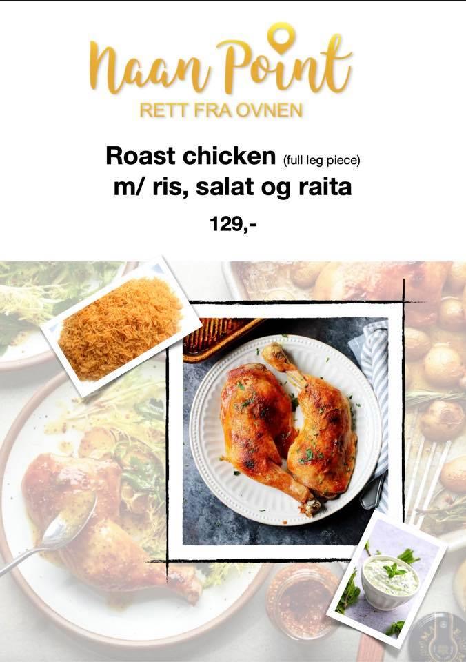 Menu at Naan Point restaurant, Oslo