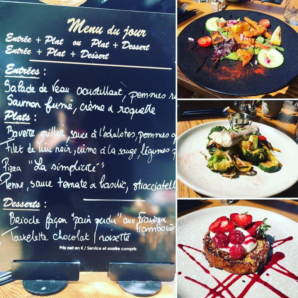 Menu au Jango restaurant, Paris