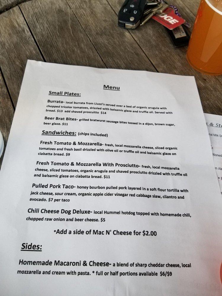 Menu at New England Brewing Co, Woodbridge