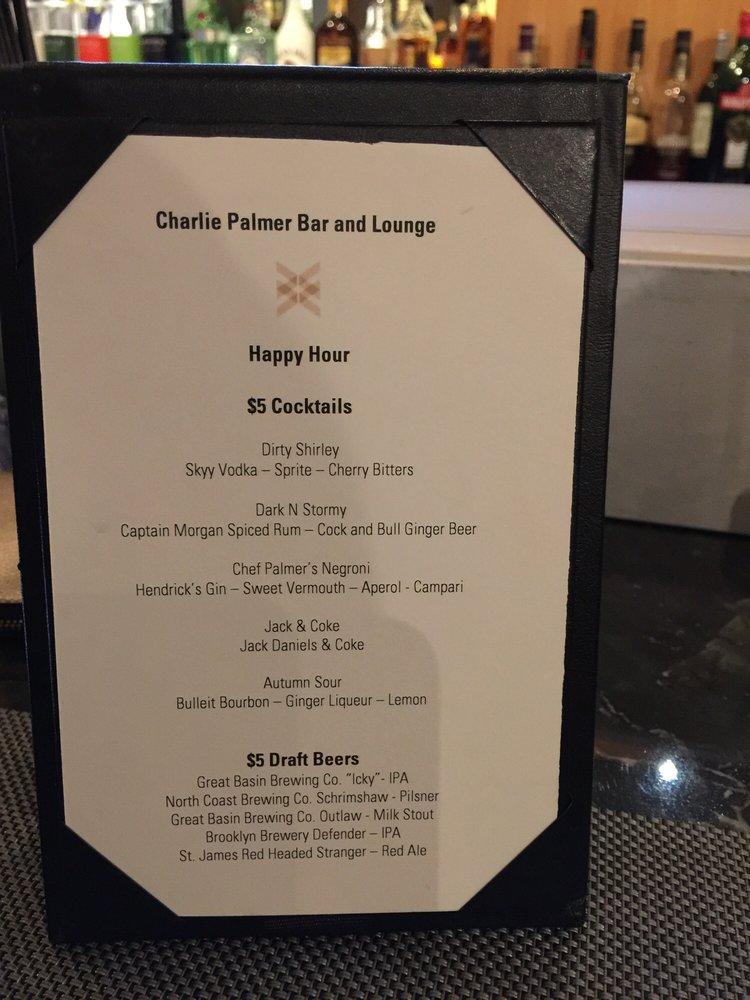 Menu at Charlie Palmer Steak Reno pub & bar, Reno