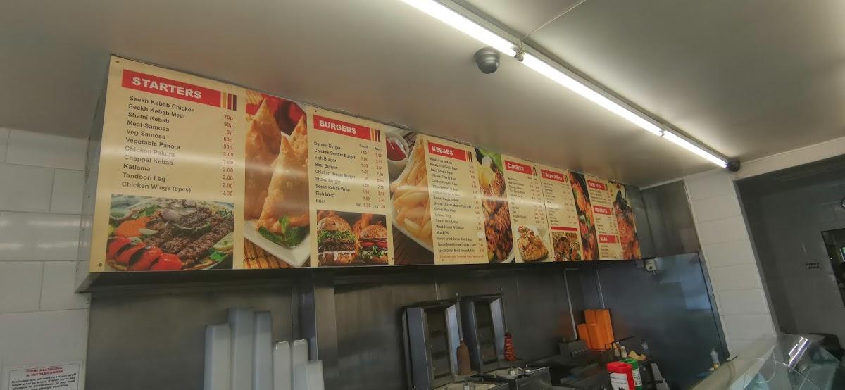 Menu at Madina Roti And Curry restaurant, Birmingham