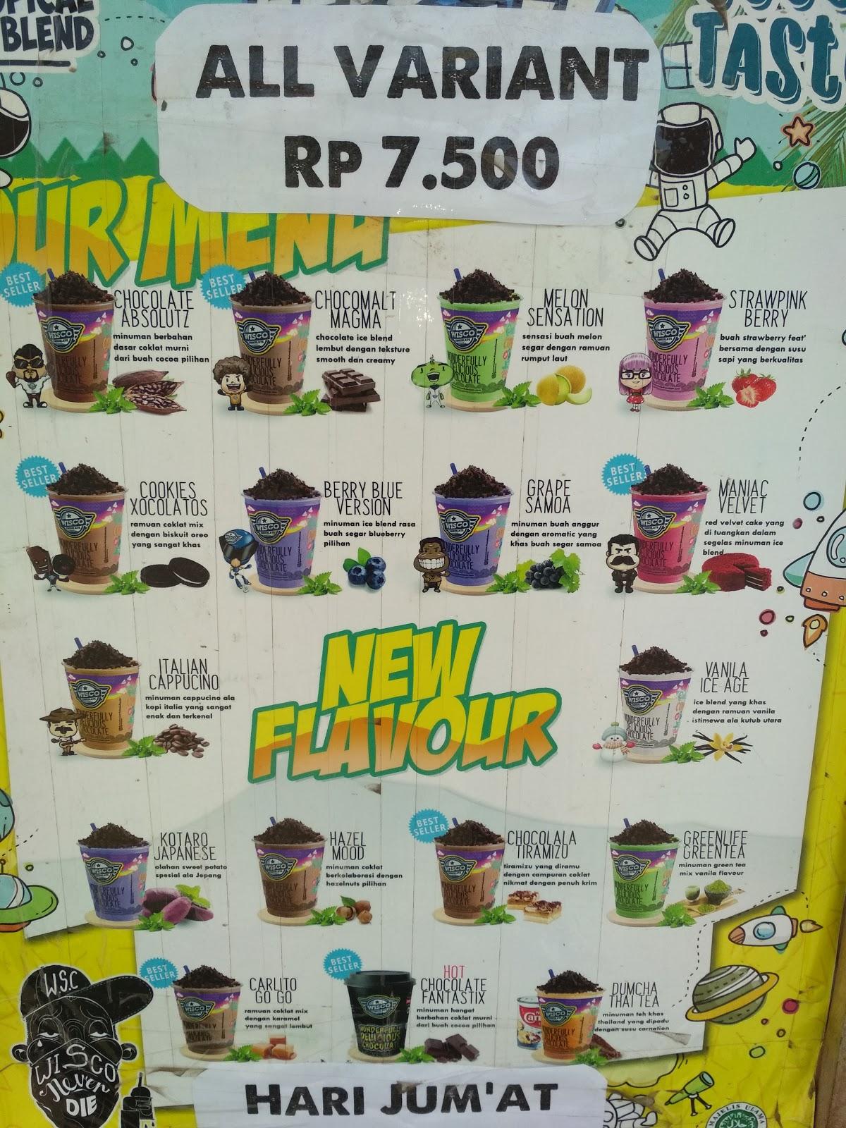 Carta del café Wisco_Pucang, Banjarnegara