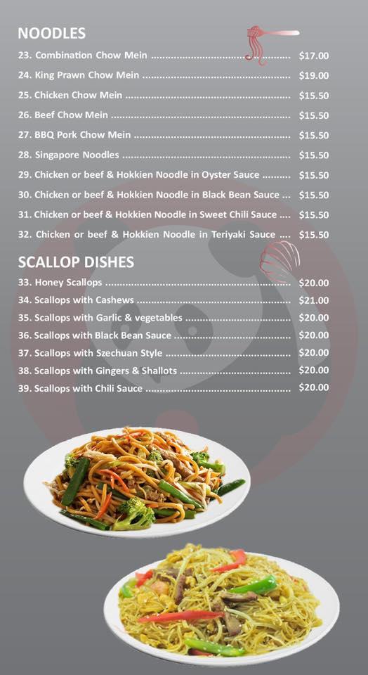 Menu at Golden Lor Ripley Chinese restaurant and takeaway, Ripley