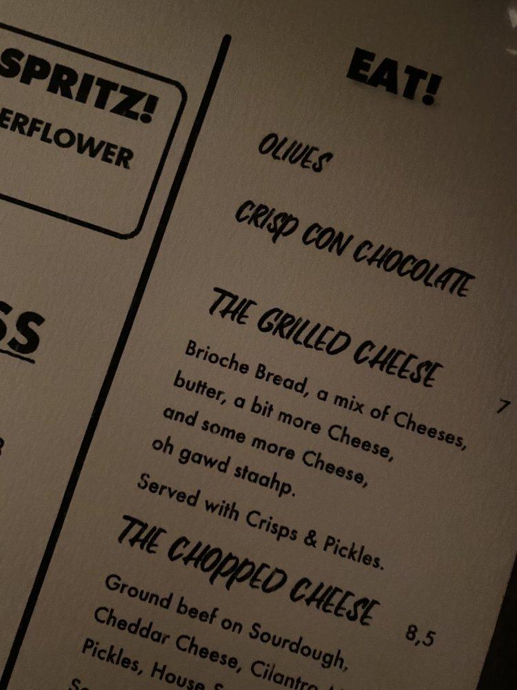 Menu at TWO SCHMUCKS pub & bar, Barcelona