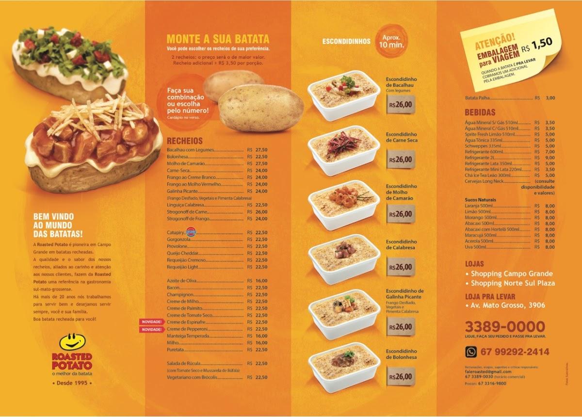 Menu em Roasted Potato - Shopping Norte Sul Plaza restaurante, Campo ...