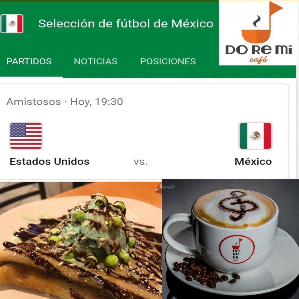 Menu at Do Re Mi Cafe, Mexico City