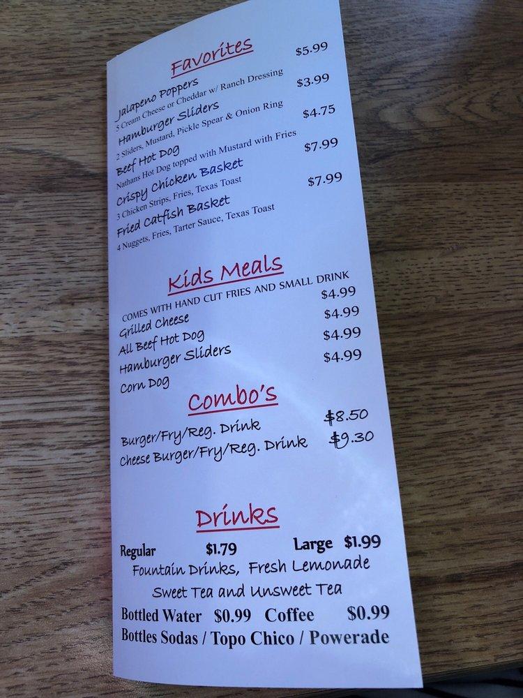 Menu at Highway 80 Feed Barn, Martindale