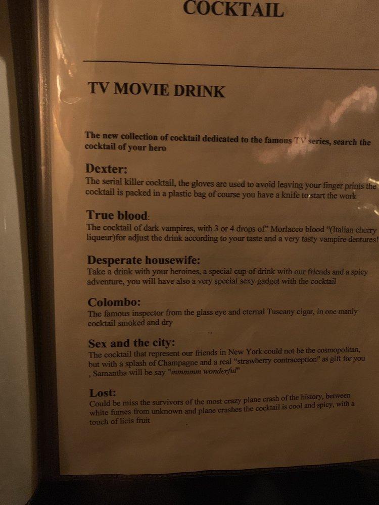 Menu at Nottingham Forest pub & bar, Milan