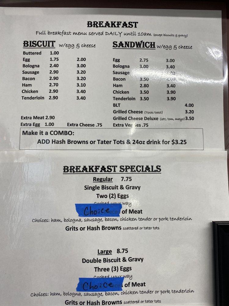 Menu at Char Burger pub & bar, Guntersville