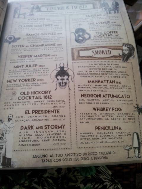 Menu da Il Baretto, Santa Teresa Gallura