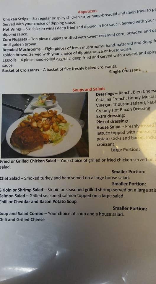 Menu at Franklin Steak House steakhouse, Franklin, Nashville Rd