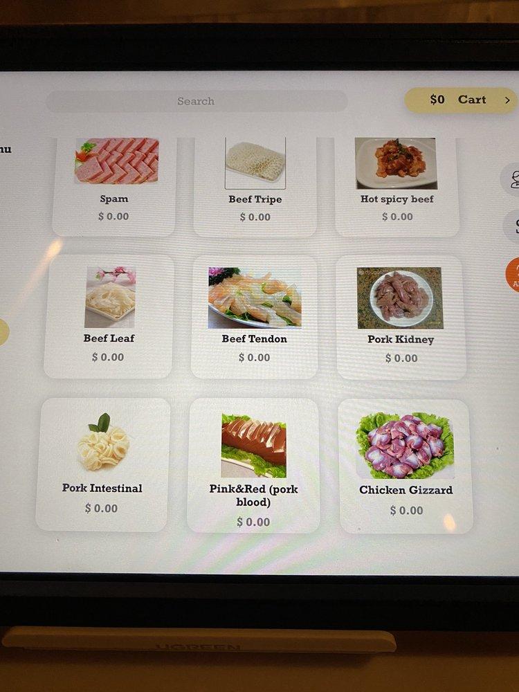 Menu at URBAN HOT POT Mosaic restaurant, Merrifield