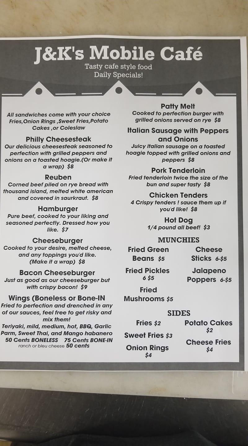 Menu at Sand Trap pub & bar, Punta Gorda