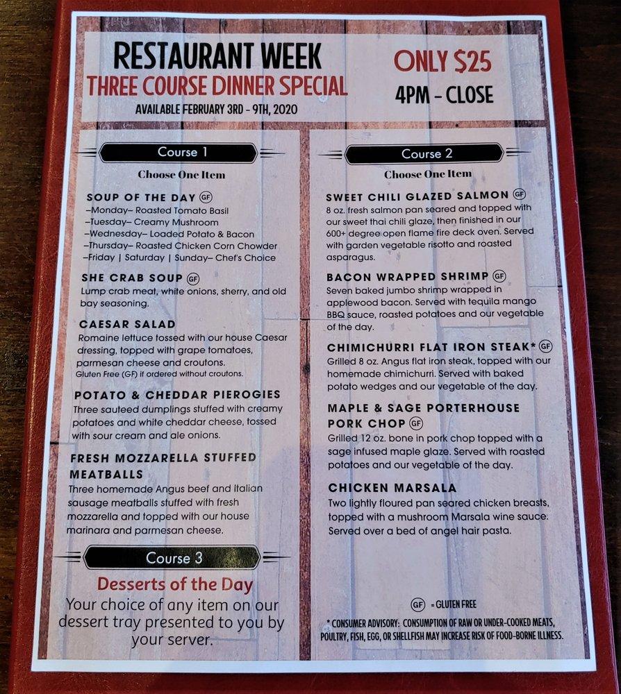 Menu at FIREBREW Bar & Grill - Virginia Beach Restaurant, Virginia Beach
