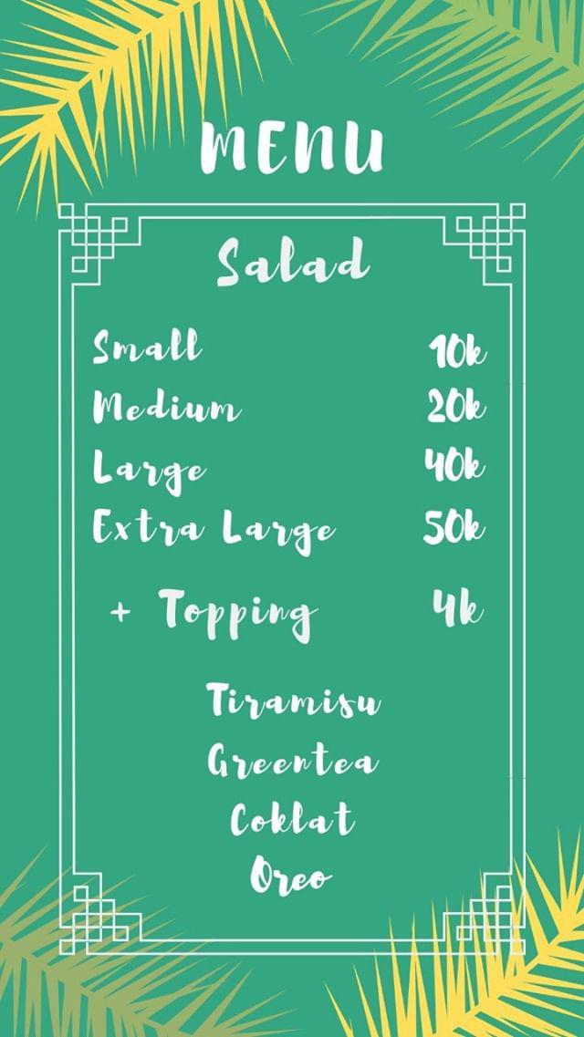 Menu at Localhost Home Cafe, Malang