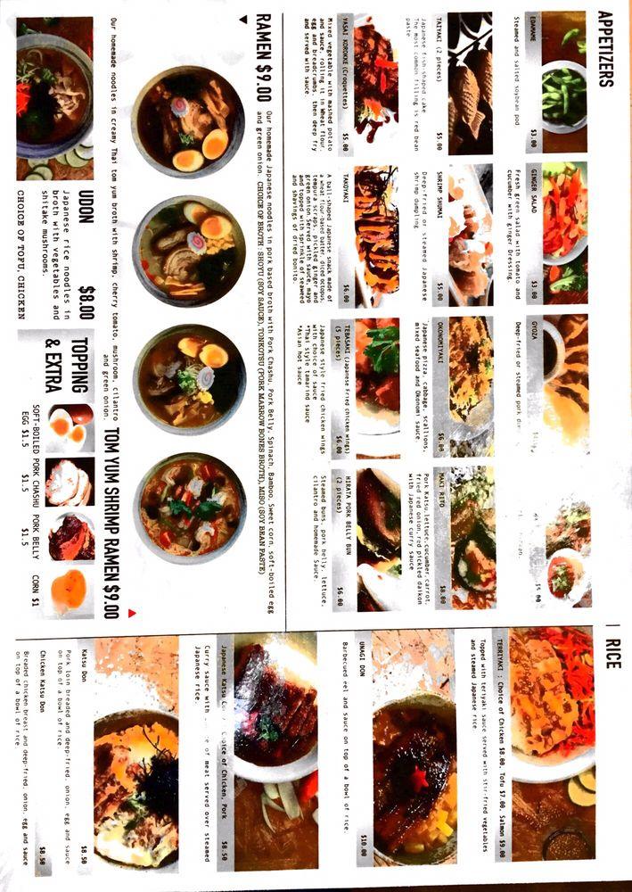 Menu at Maki Express restaurant, Cincinnati