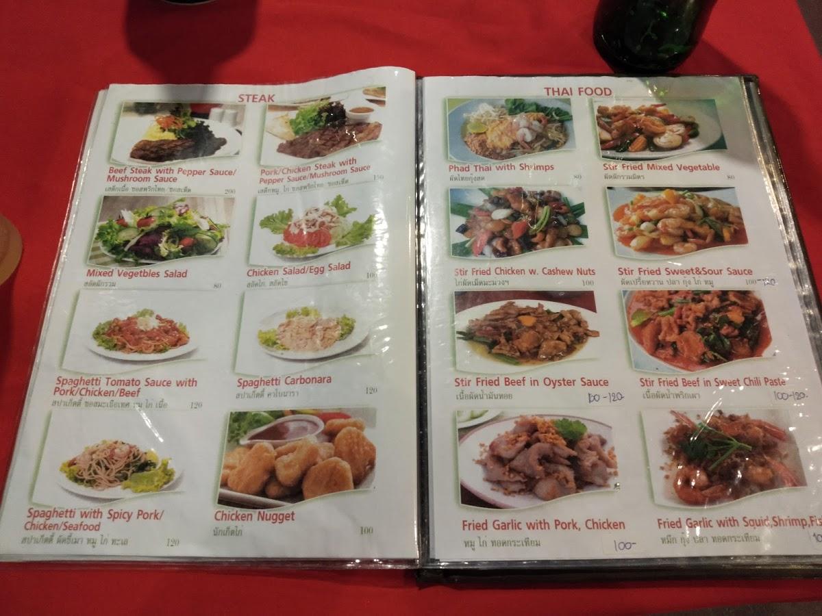 Carta del restaurante 2 Steps Hua Hin, Hua Hin