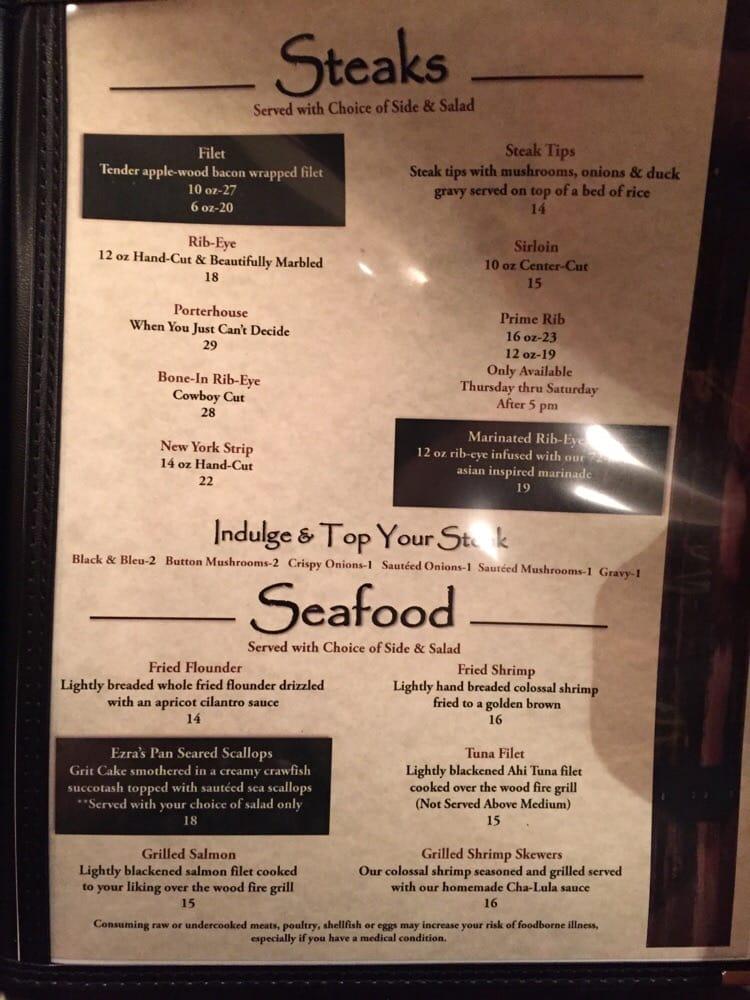 Menu at Willie Sue's. Sumter,S.C. pub & bar, Sumter
