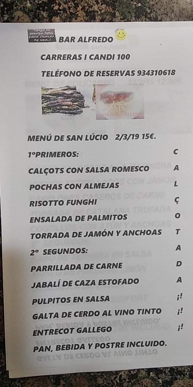 Bar Alfredo in Barcelona - Restaurant reviews