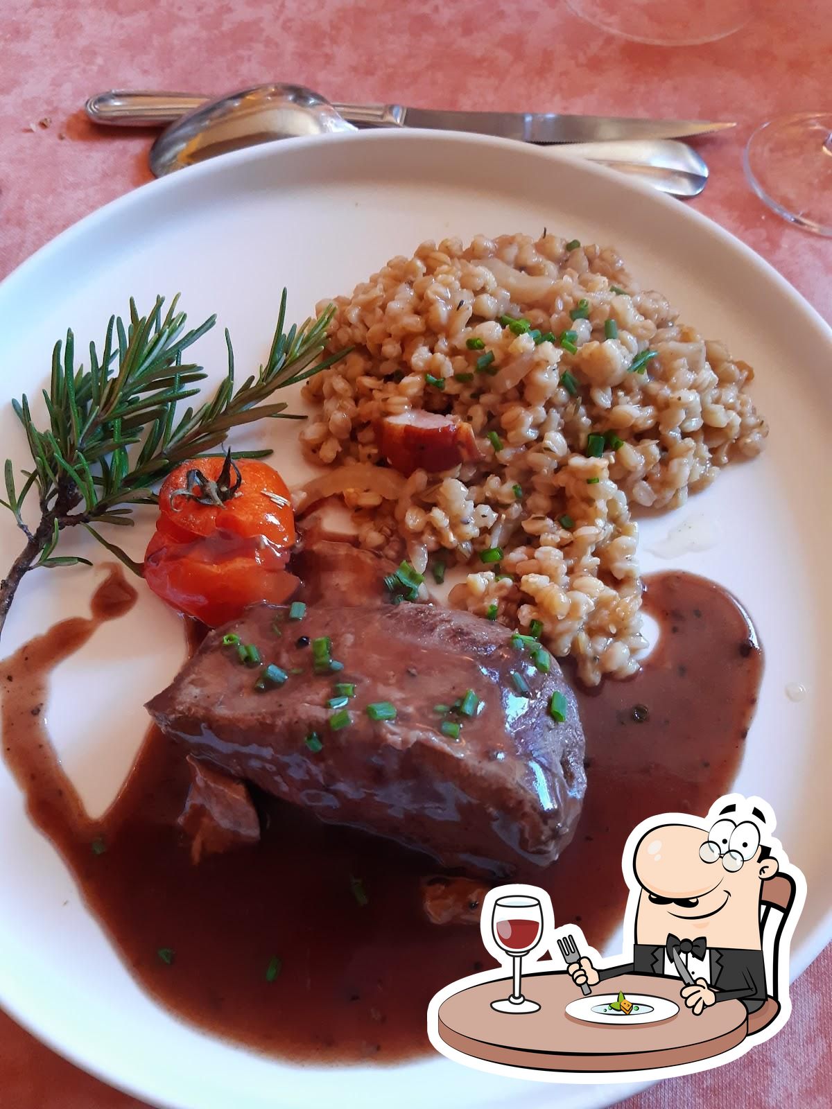 La Farigoule restaurant, Gordes, Av. Justin Bonfils - Restaurant menu ...