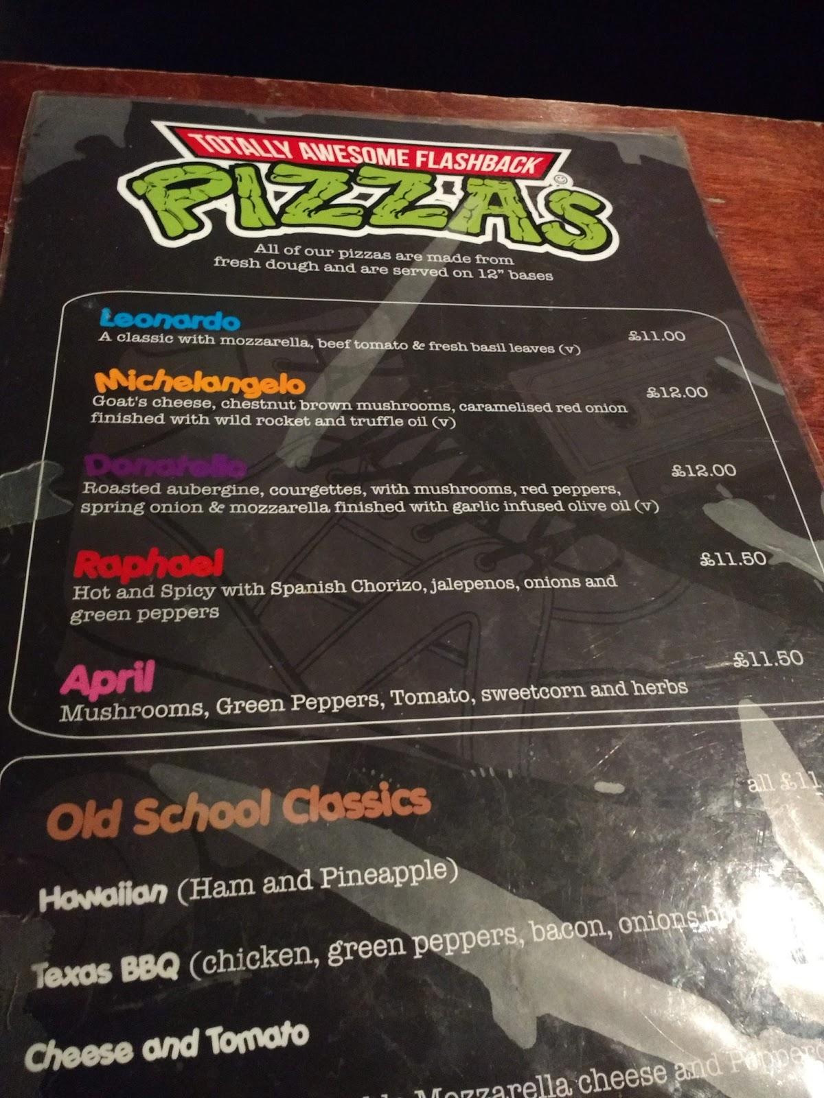 Menu at The Old School Yard pub & bar, London