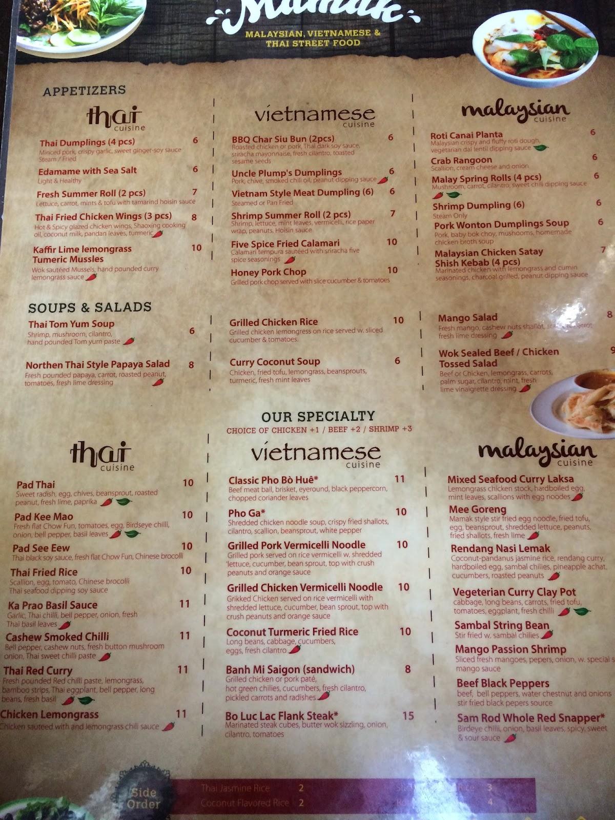 Menu at Love Mama restaurant, New York City, 174 2nd Ave